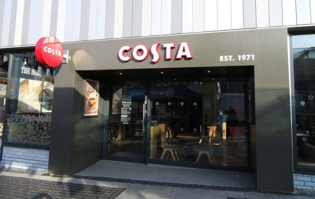Costa Coffee comes to Queen Square Liverpool